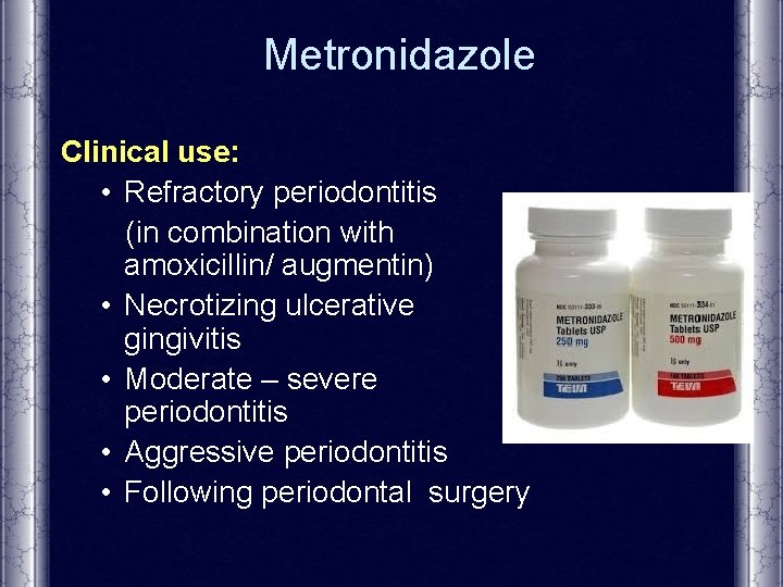 Systemic and local antimicrobial agents in Periodontal Therapy