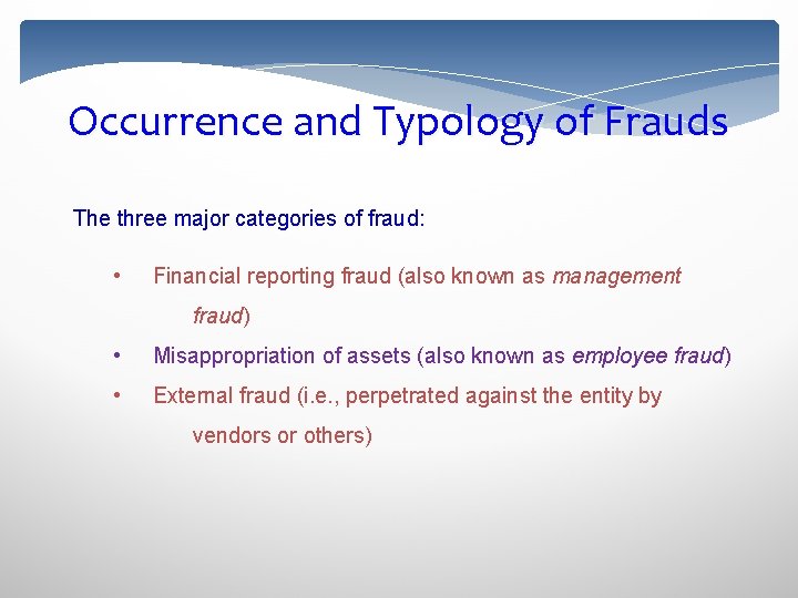 2019 Williamsburg Advanced Fraud Academy WHEN A TRIANGLE