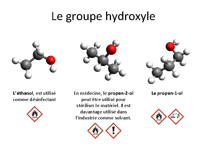 Groupes caractristiques Le groupe carbonyle Le formol mthanal