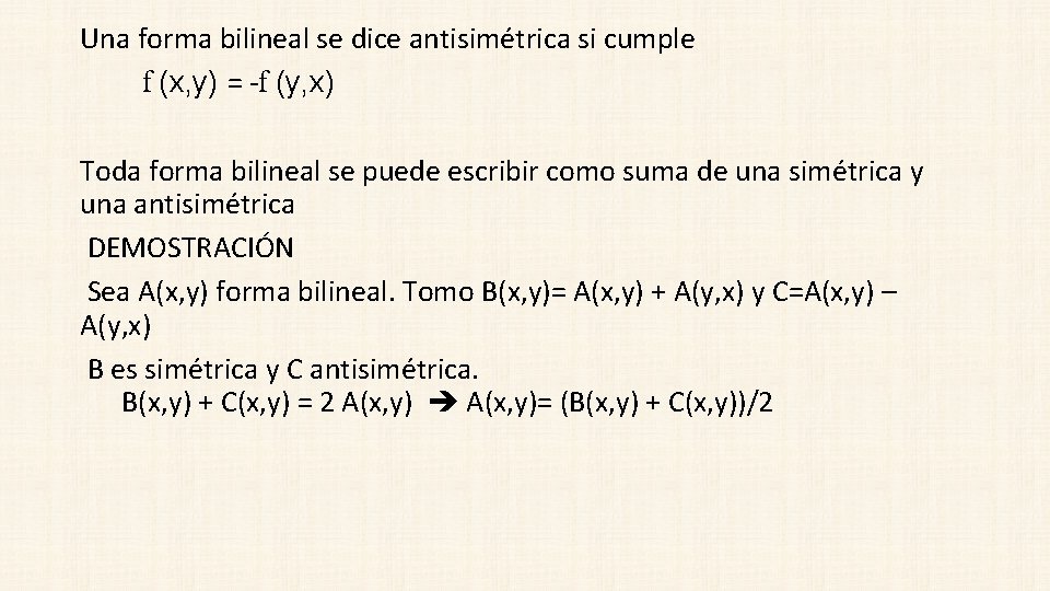 FORMAS BILINEALES Y CUADRTICAS Y SUS APLICACIONES EN