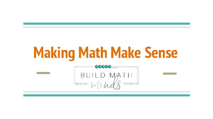 Making Math Make Sense Did You Know The