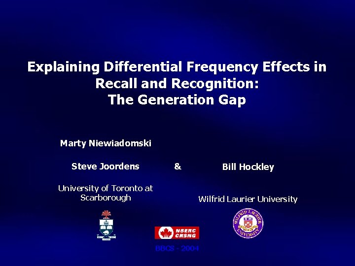 Explaining Differential Frequency Effects in Recall and Recognition