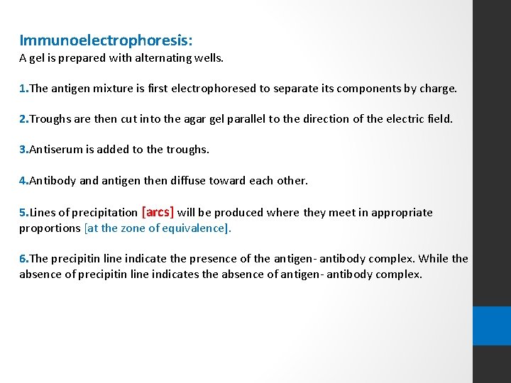 Immunoelectrophoresis BCH 462 practical Immunology Precipitation ...