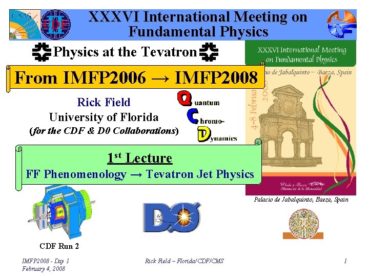 XXXVI International Meeting on Fundamental Physics at the