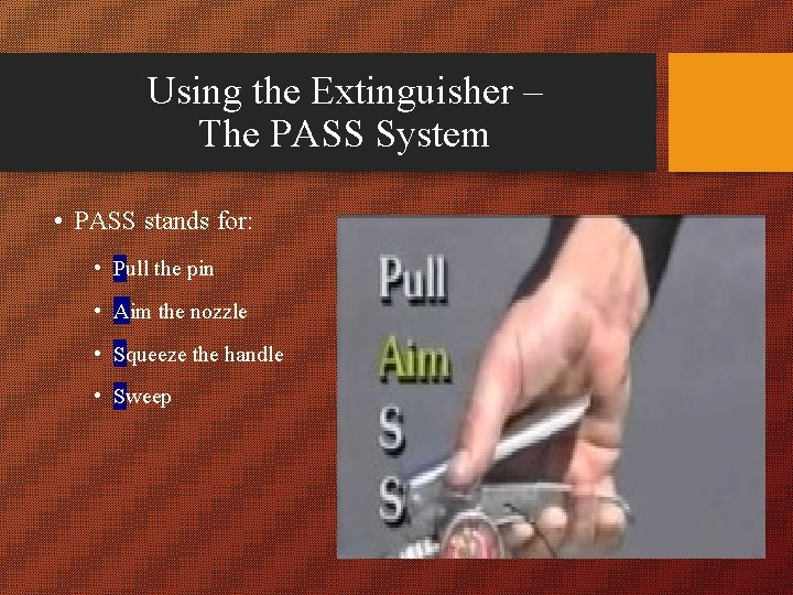 STANDISH FIRE EMS Annual Fire Extinguisher Refresher Fire