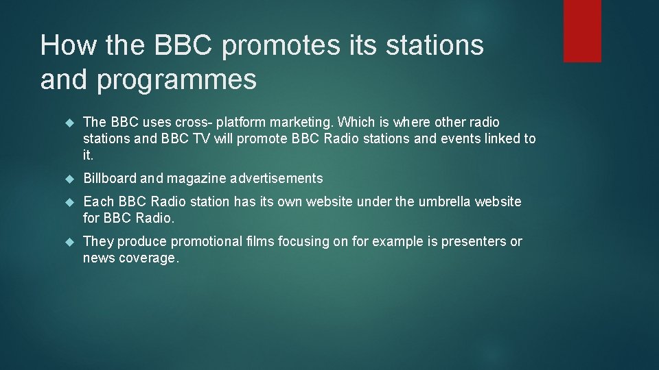 The Radio Industry What is a public service