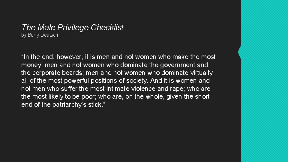 Identity Privilege and Inequalities among Women Female Gender