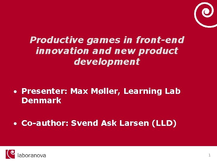 Productive games in frontend innovation and new product