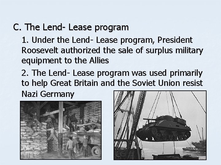 World War II 1941 1945 I American Responses