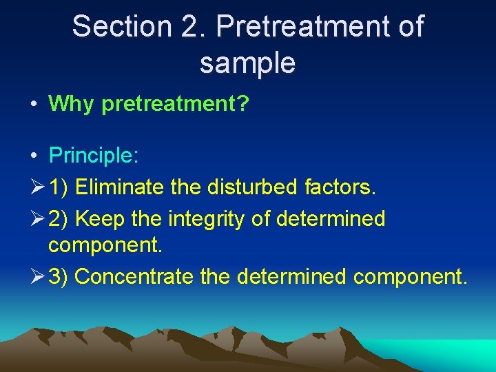 Chapter 2 Basic knowledge of food analysis Preface