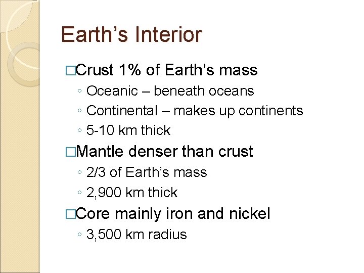 Earth A Unique Planet Earth and Space Science