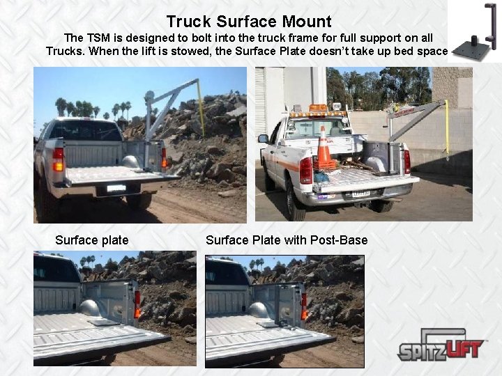 Intelligent Impressive Incredible Spitzlift and Mounting Options SPITZLIFT