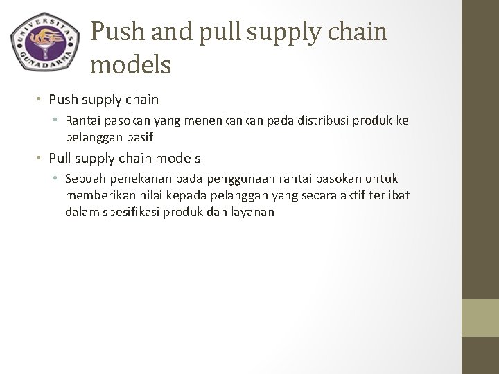 Supply Chain Management Dalam Bisnis Digital Bisnis dan