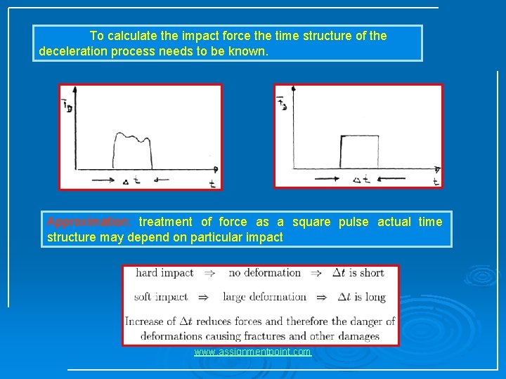 www assignmentpoint com If a body of mass
