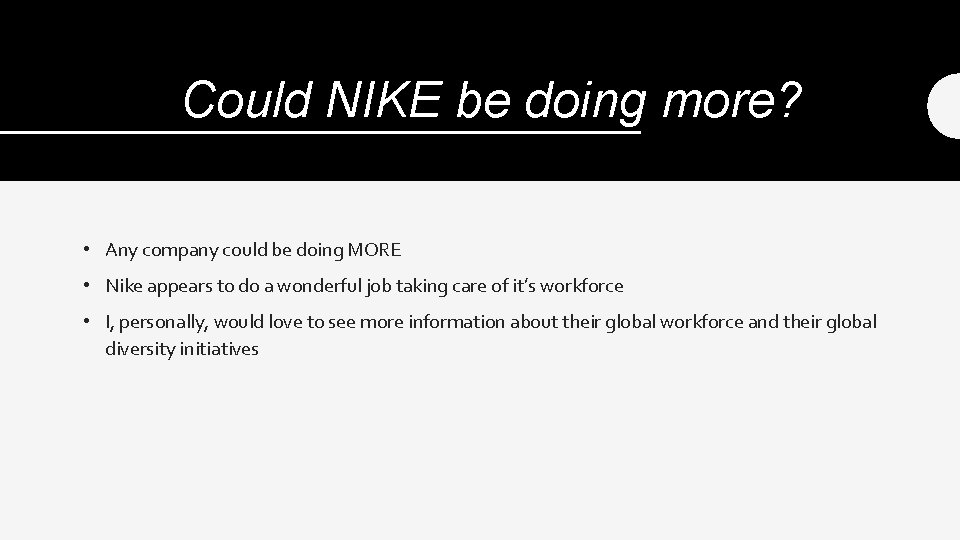 Creating a Diverse Workplace at NIKE THE NIKE