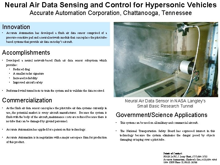 Neural Air Data Sensing and Control for Hypersonic