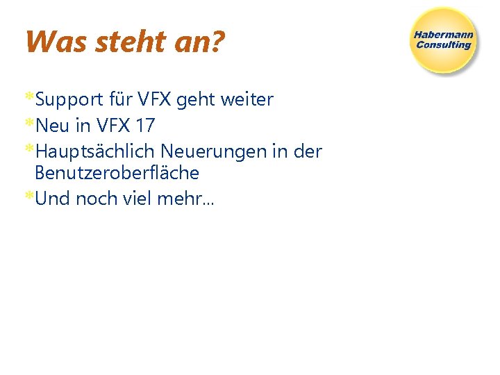 VFX 17 Dipl Inform Uwe Habermann Uwehceood eu