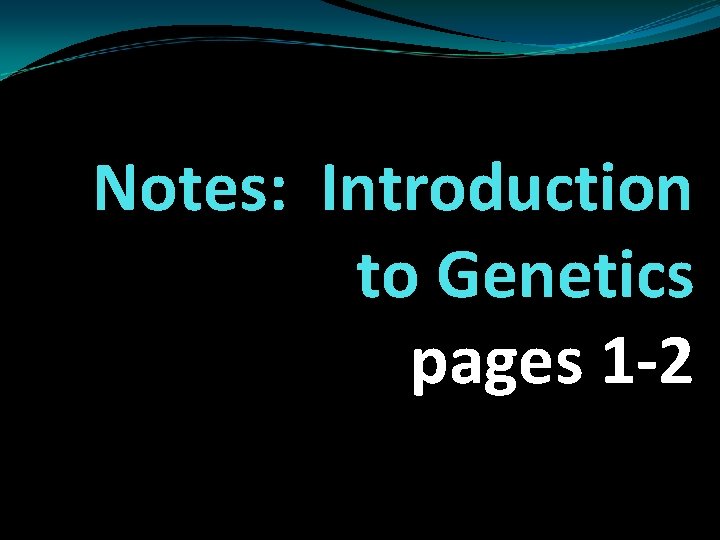 Introduction to Genetics Packet 11 Vocabulary Allele Genetics