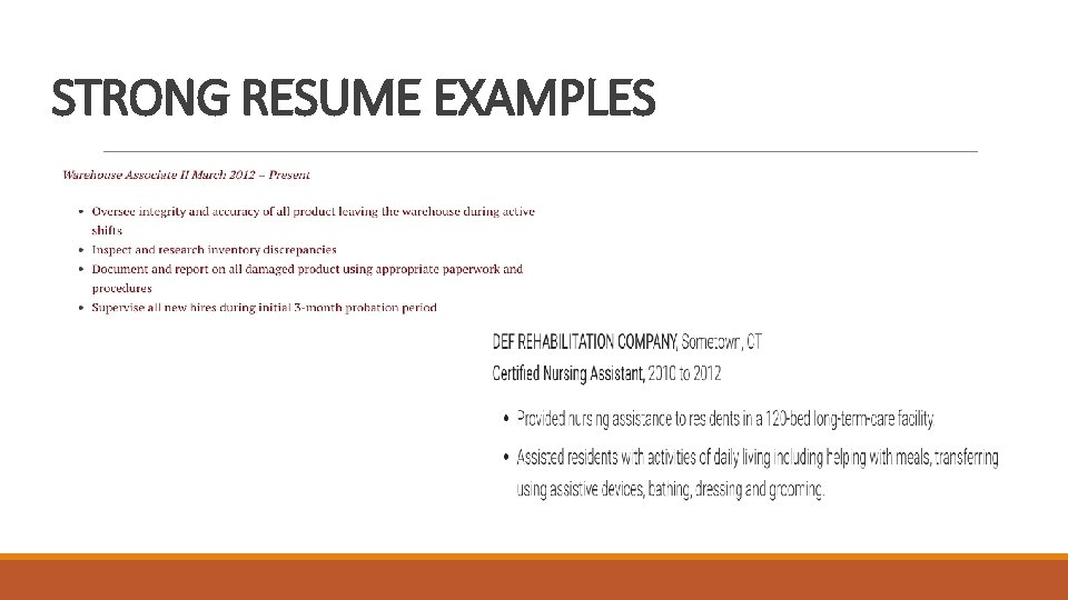 RESUME 101 BY AMERICAWORKS CREATING AN IMPACTFUL RESUME