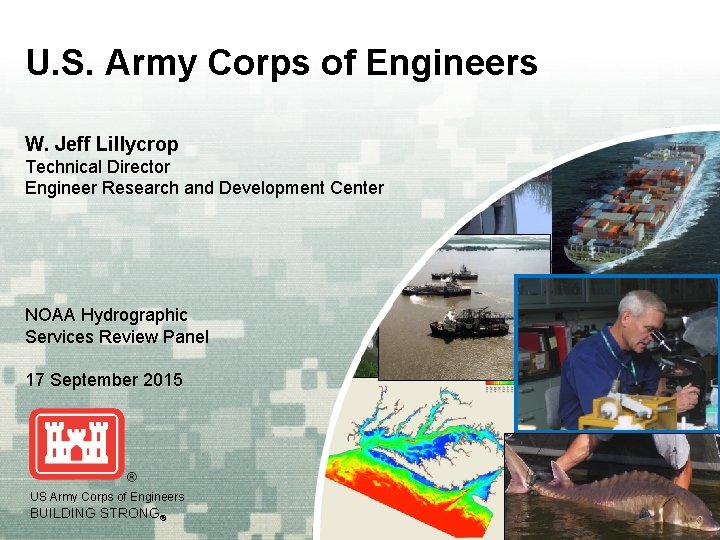 U S Army Corps of Engineers W Jeff