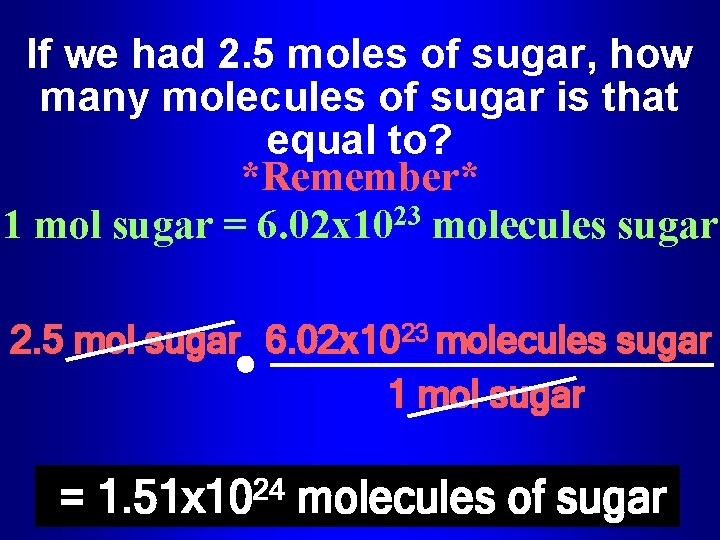 The Mole The Mole Atoms molecules are extremely