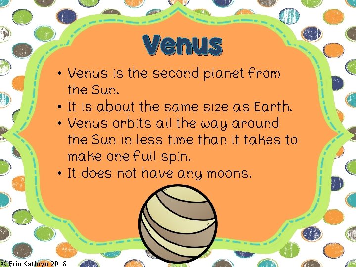 PLANET S Power Point Notes Set Erin Kathryn