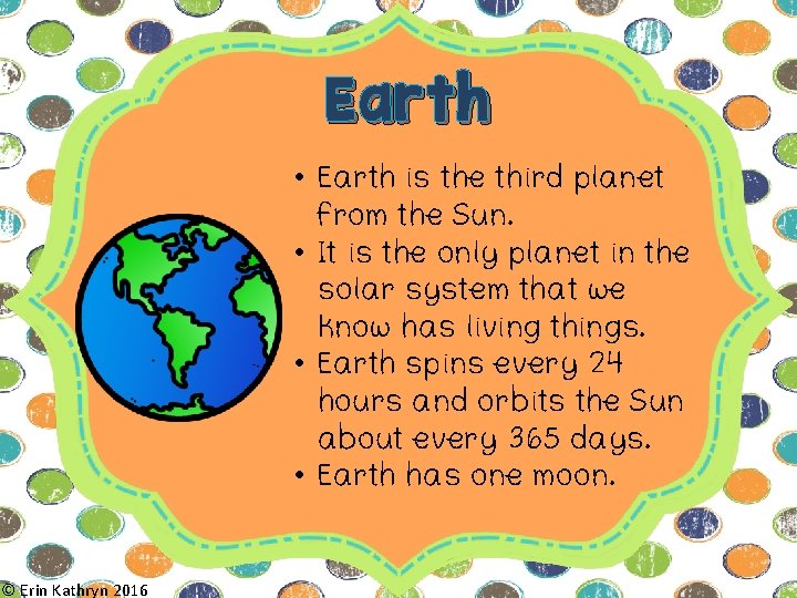 PLANET S Power Point Notes Set Erin Kathryn