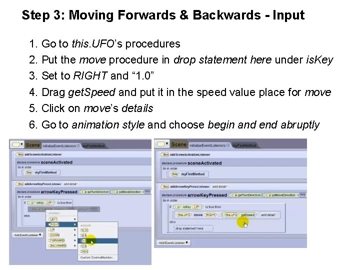 Creating a UFO Rescue Game in Alice Project