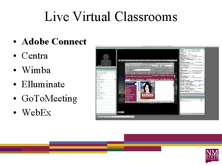 Webconferencing for OTL Presented by Doc Julz What