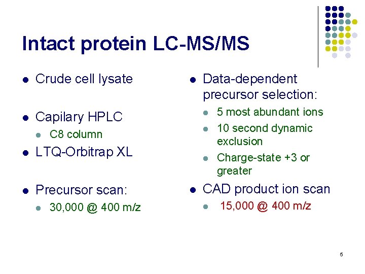 Topdown characterization of proteins in bacteria with unsequenced