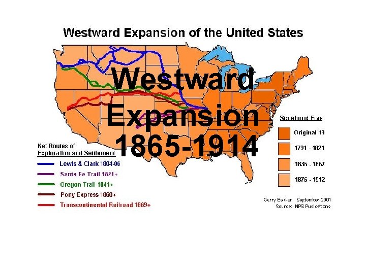 Westward Expansion 1865 1914 U S Land Acquired