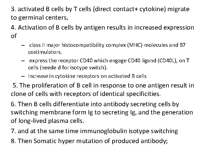 B cells activation antibody production Dr Eman Albataineh