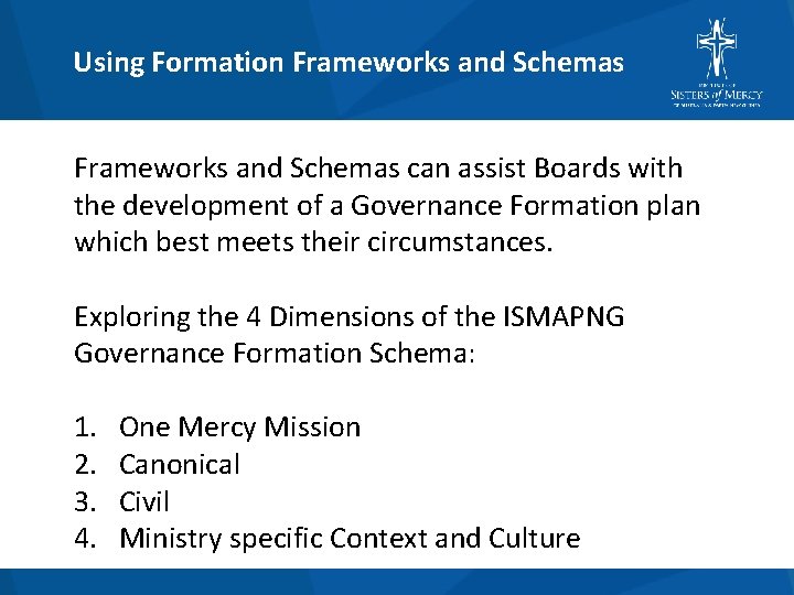 Developing implementing and evaluating a Board Governance Formation