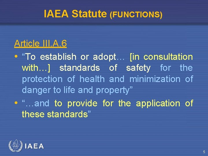 Establishing the safety infrastructure for nuclear power and