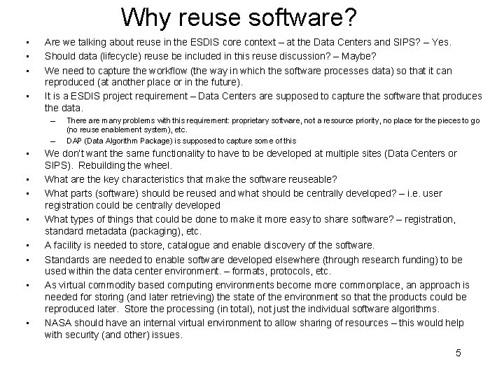 Software Reuse Recommendations 12 Are we talking about