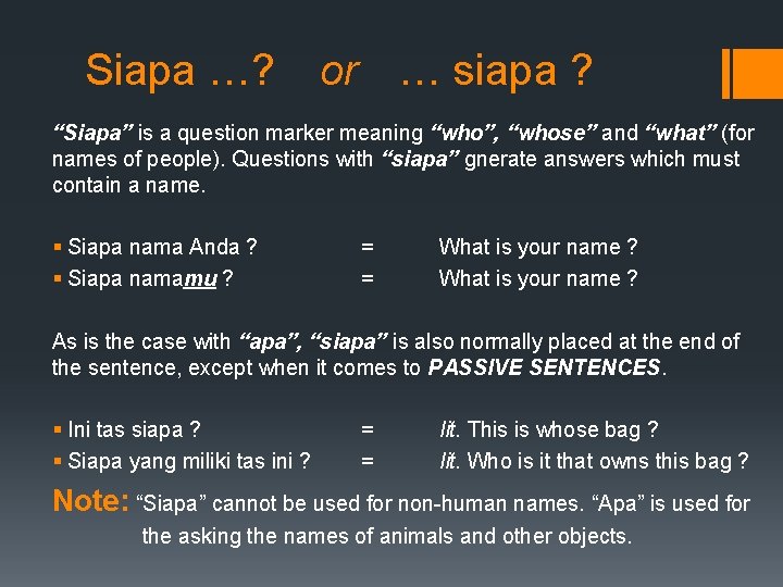 Ada apa Doc Apa 1 Apa kabar 2