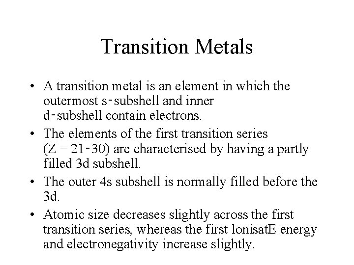 The Modern Periodic Table The Periodic Law Mendeleevs