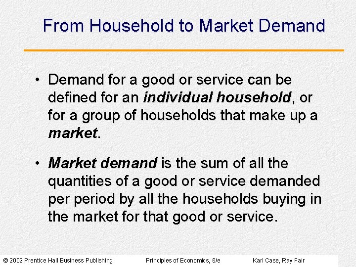CHAPTER 3 Demand Supply and Market Equilibrium Prepared