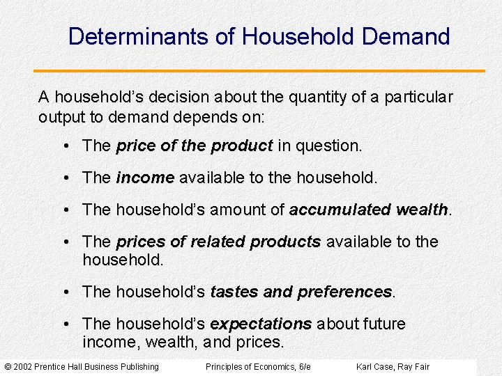CHAPTER 3 Demand Supply and Market Equilibrium Prepared