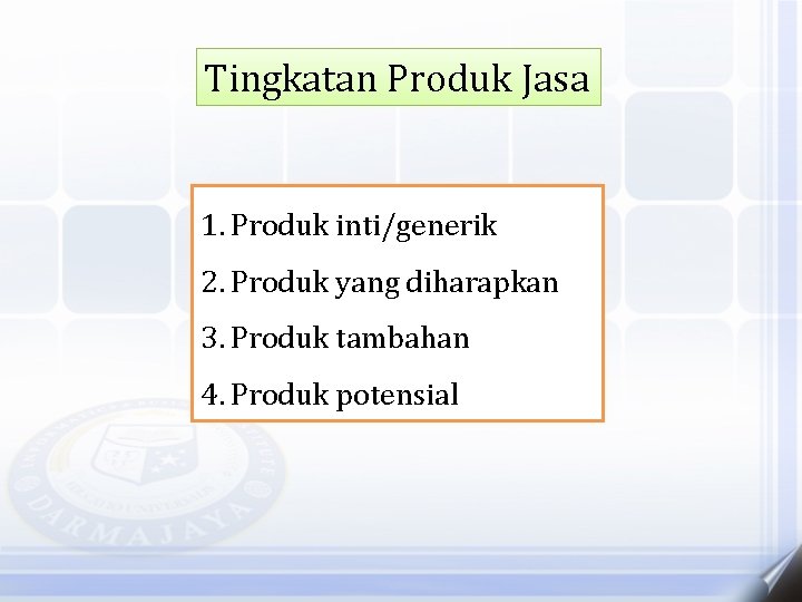 STRATEGI PRODUK PERTEMUAN 5 OUTLINE 1 Bauran pemasaran