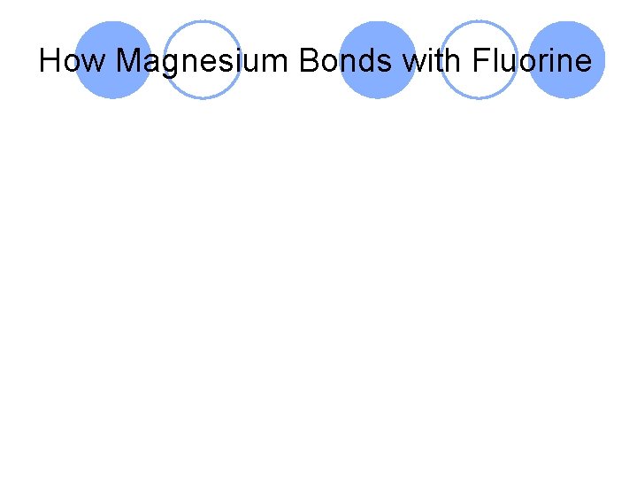 Chemistry Lesson 1 Ionic Compounds Ionic Bonds l