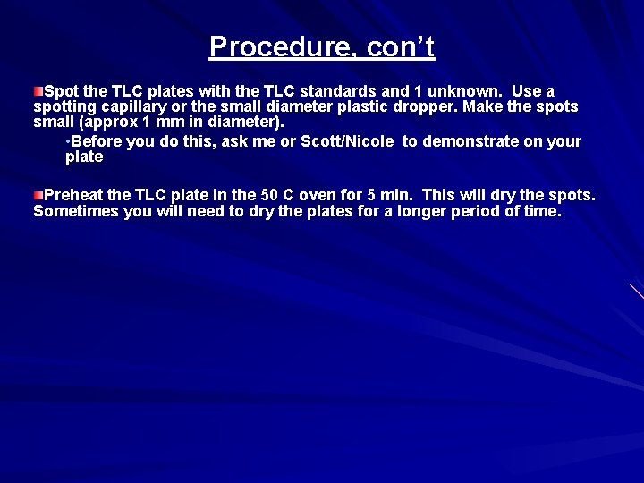 Analysis of Analgesic Tablets by Thin Layer Chromatography