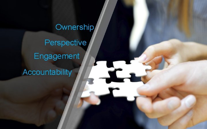 Ownership Perspective Engagement Accountability Im going to ensure