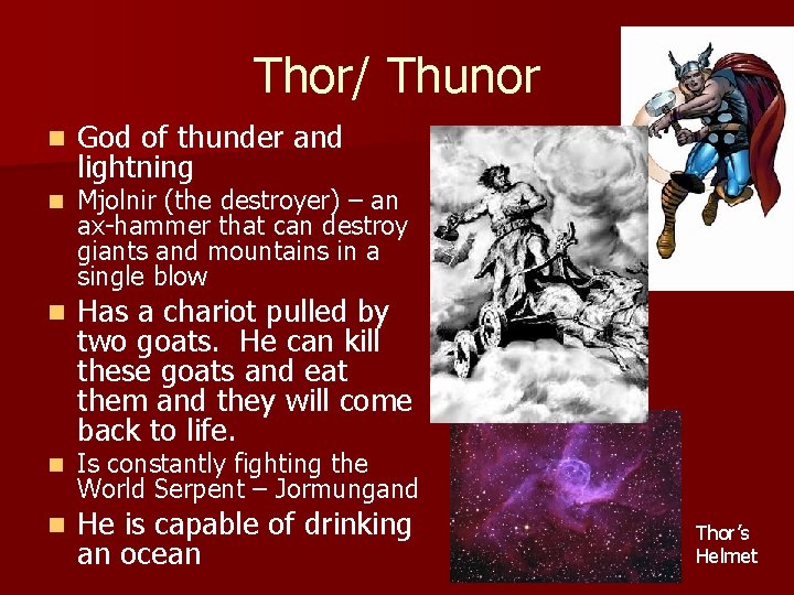 THE MIGHTY THOR 3 different Thors Norse Gods