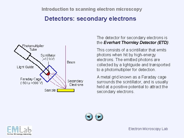 Introduction to scanning electron microscopy Tutor Peter Harris