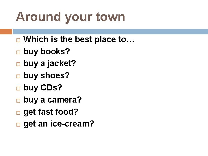 ABOUT TOWN PLACES TO GO Culture art gallery