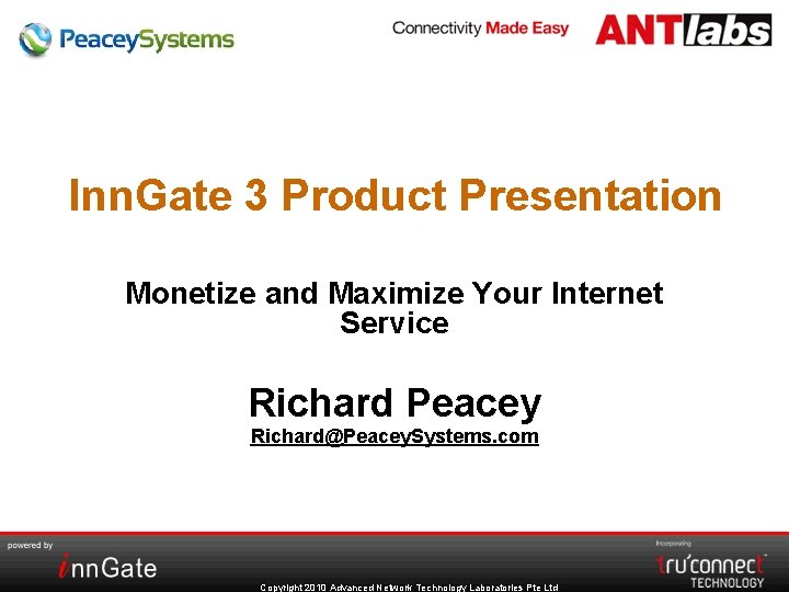 Inn Gate 3 Product Presentation Monetize and Maximize