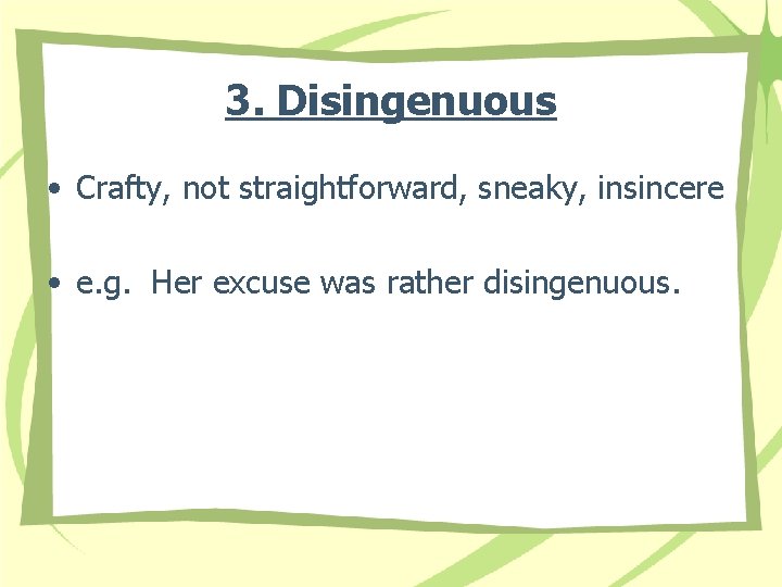 Vocabulary Lesson 6 Prefixes meaning not 1 Disconsolate