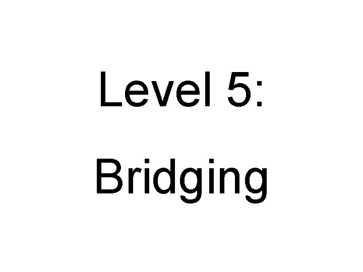 Level 1 Entering This describes my English You