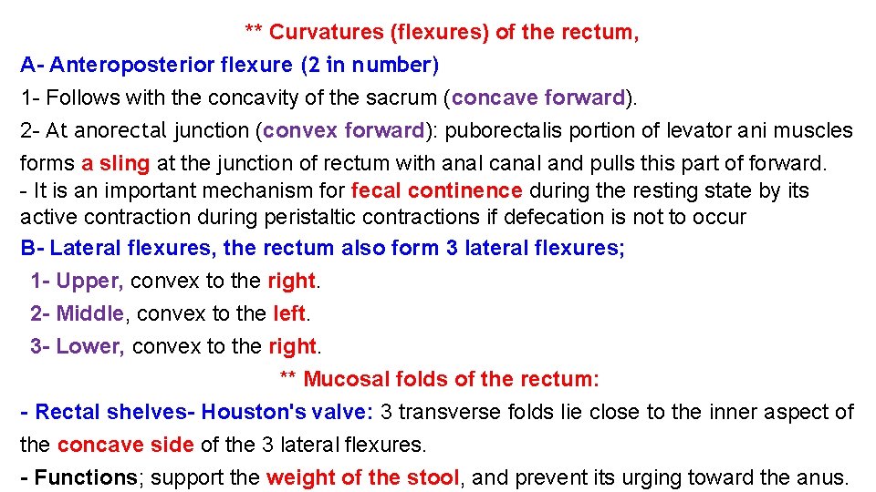 Rectum Sagittal section in female pelvis Sagittal section